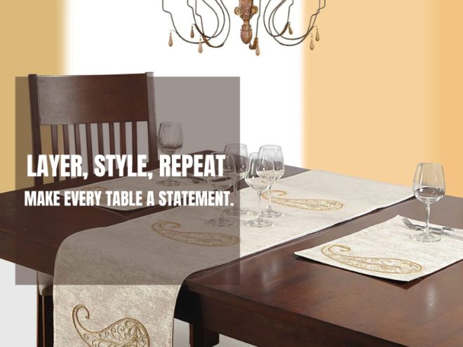 Innovate Your Table Linen Layering Like an Interior Stylist